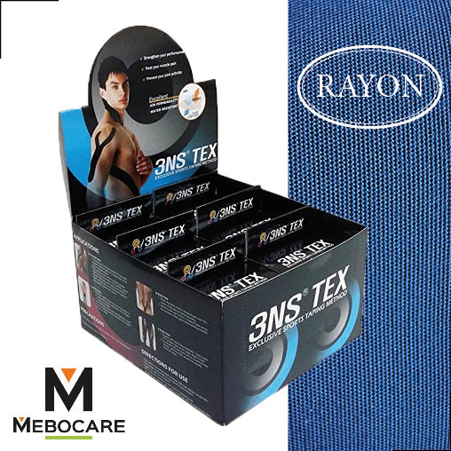 3NS Tex cinta Rayón - 6 rollo - Mebocare - Cinta kinesiológica de alta ...